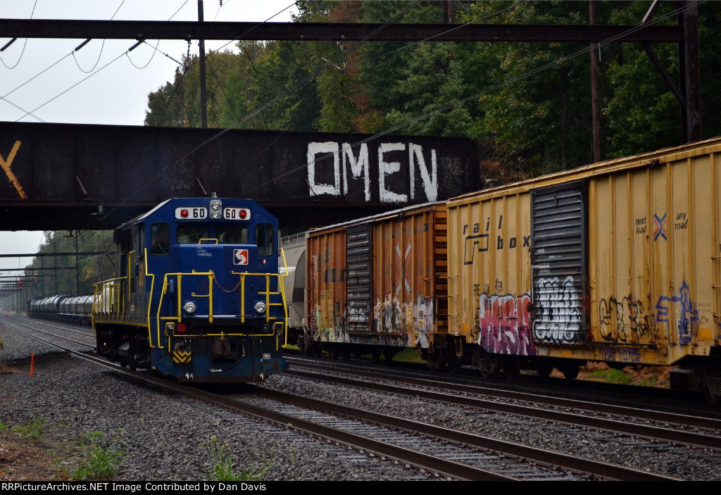 SEPTA 60 meets the Q418-09.